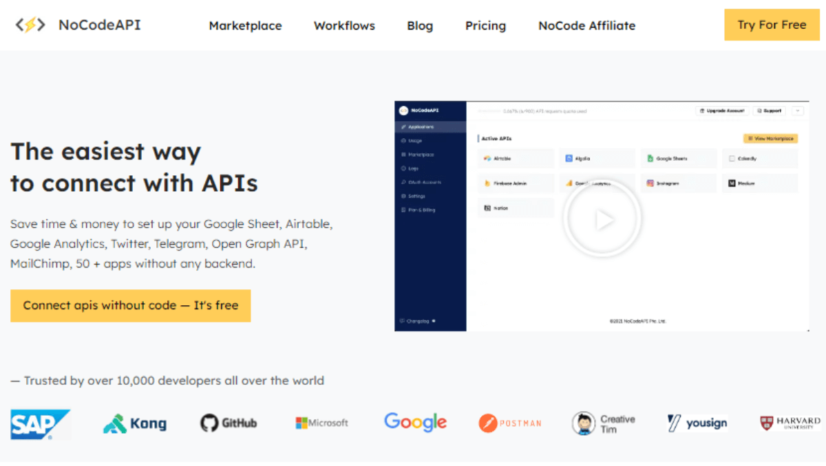 What is NoCodeApi? Features, Pricing & Alternatives